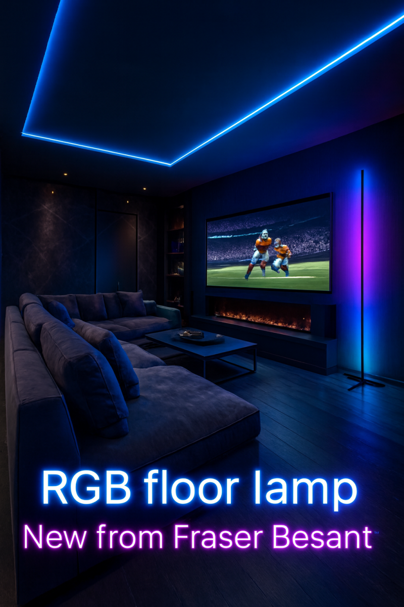 Corner Bar Light RGB LED and Sound Control | Electricsandlighting.co.uk