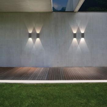 Oslo 160 Textured Black Outdoor LED Wall Light | Electricsandlighting ...